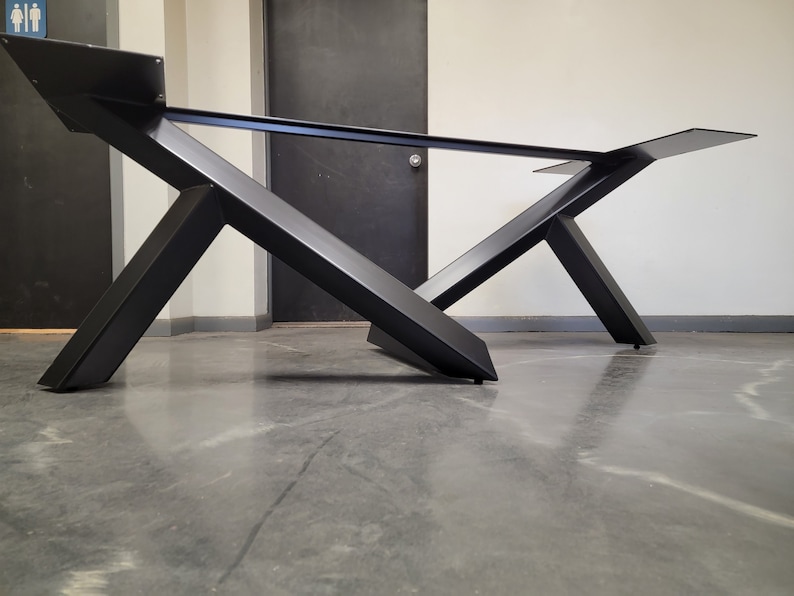 Abstract Style Metal Table Base - Any Size/color - Etsy