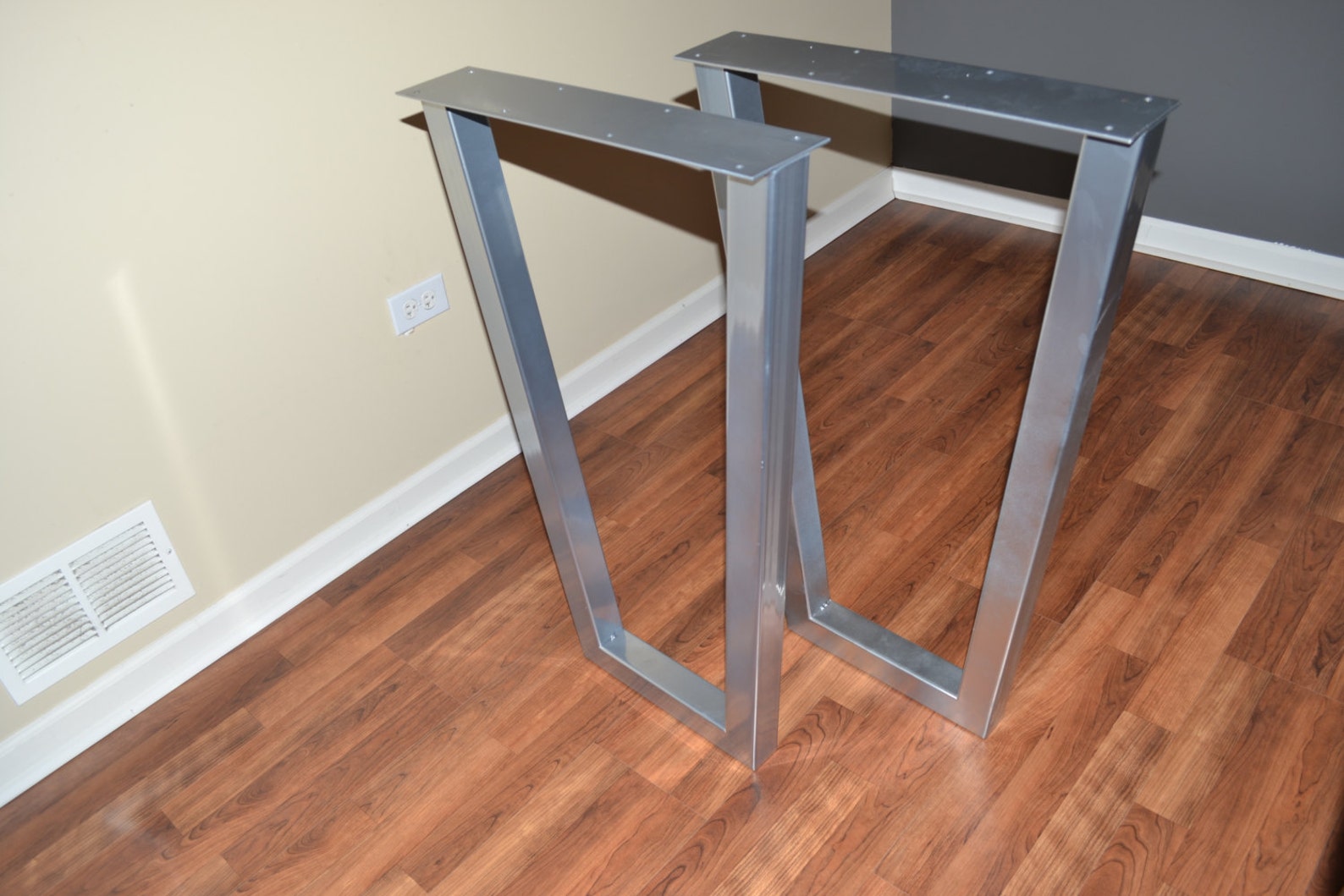 Tapered Metal Table Legs DIY Furniture Frame Any Size & | Etsy