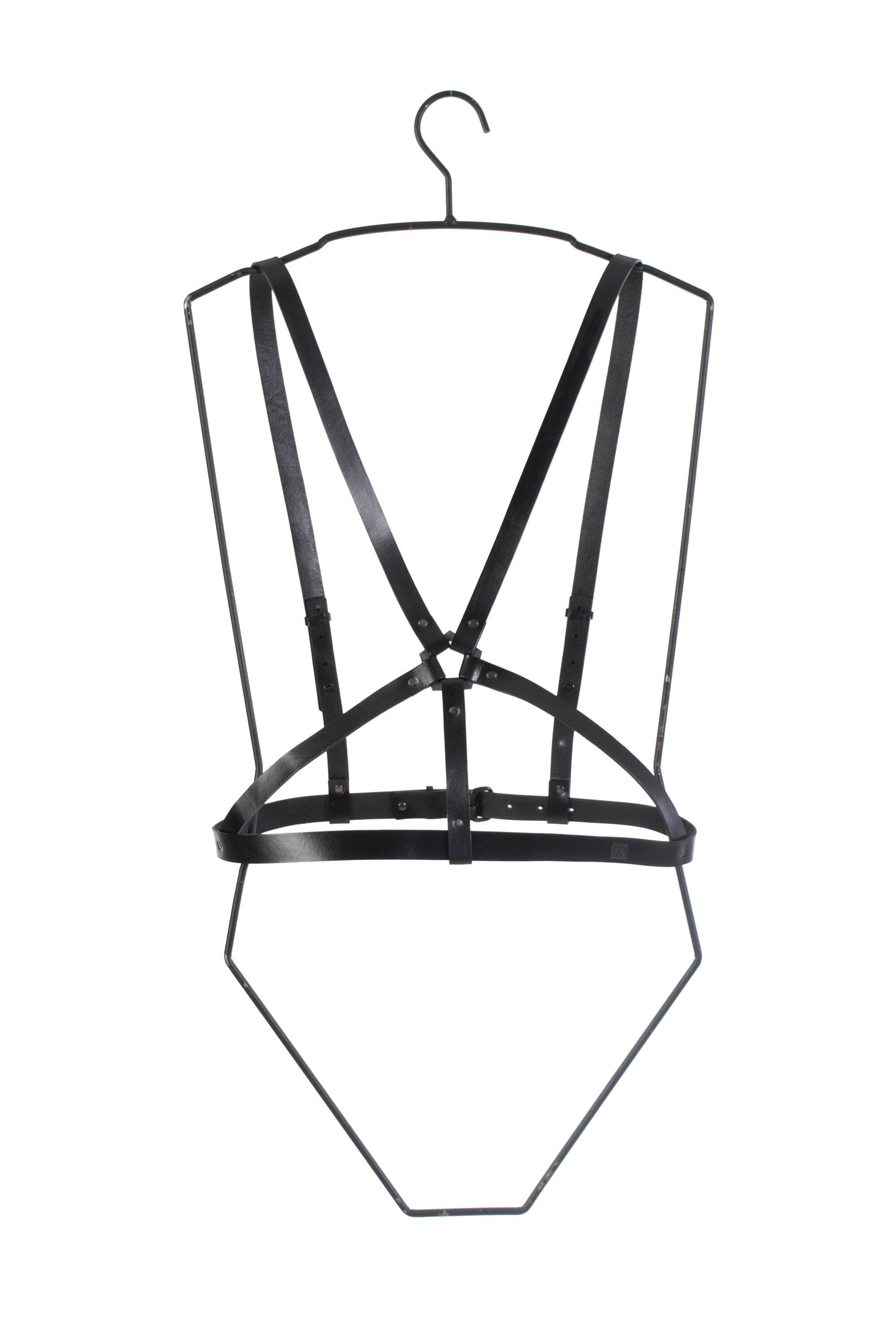 Leather Body Harness With Pentagon Detail | Etsy