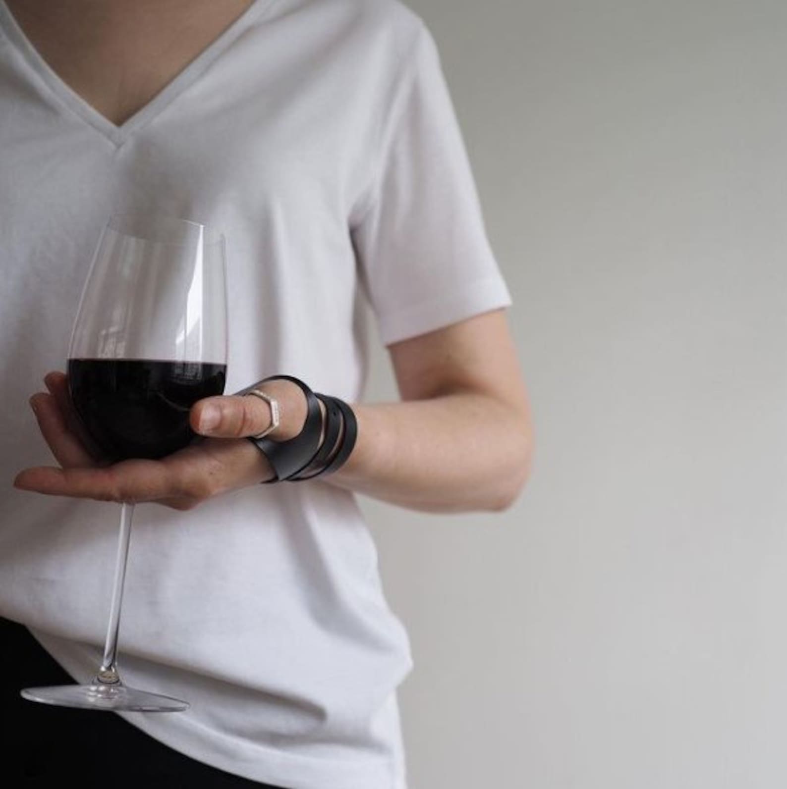 Leather Wrap Around Thumb Cuff Wrist Brace Bracelet - Etsy