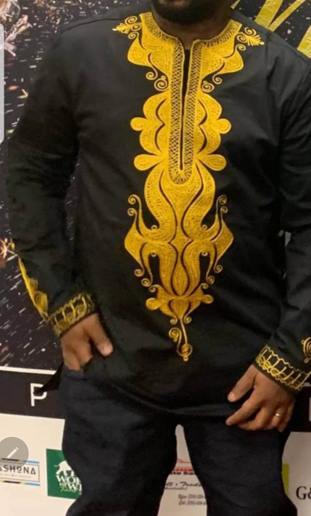 Men Embroidery Shirt Long Sleeves Shirt - Etsy