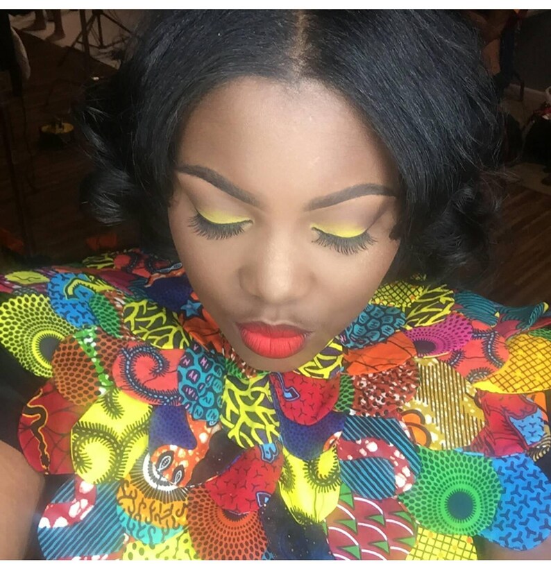 Authentic Print Neck Cape (large) - Etsy