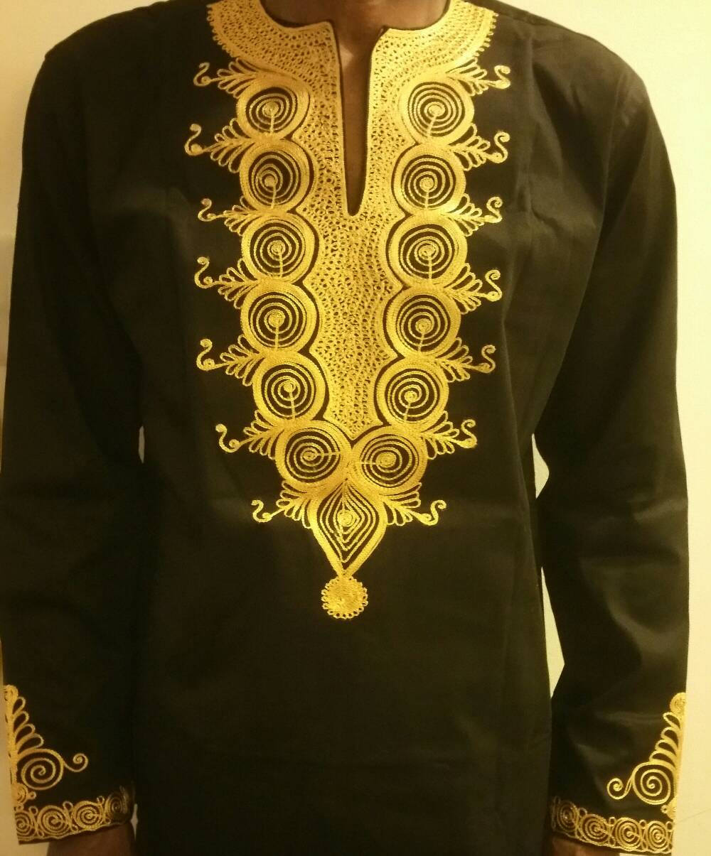 Men Embroidery Shirt | Etsy