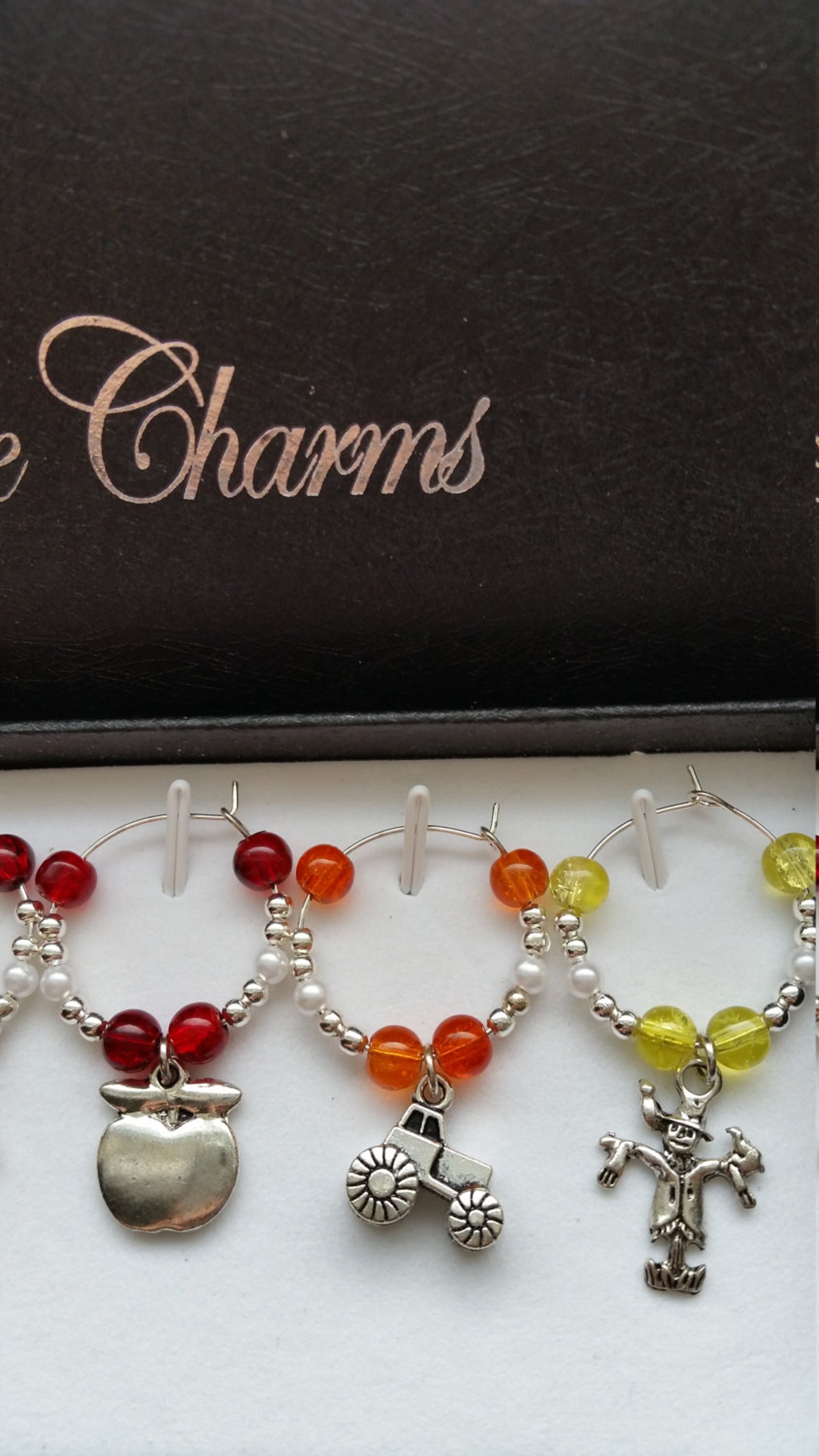 6 Farming Themed Wine Charms Farm Wine Charms Farm Themed - Etsy