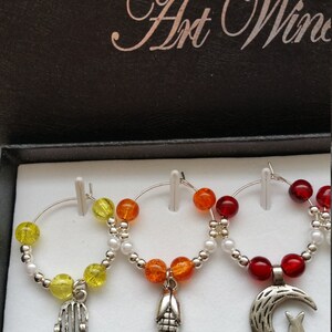 6 Farming Themed Wine Charms, Farm Wine Charms, Farm Themed Wine Charms ...