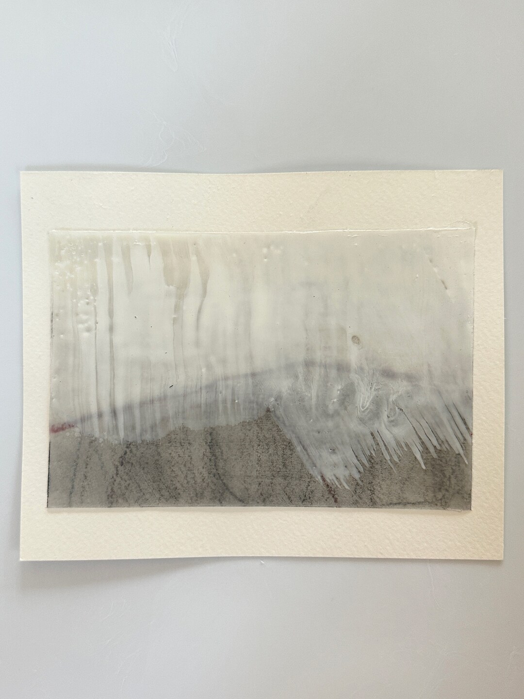 Encaustic Painting by Kim Cardoso- SLEET - Etsy