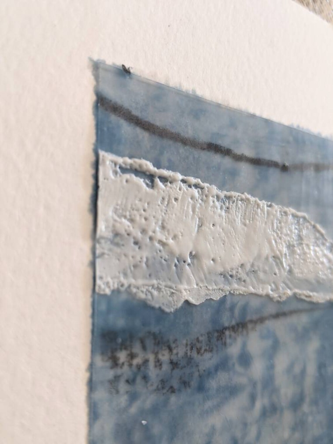 Encaustic Painting by Kim Cardoso- Dive - Etsy