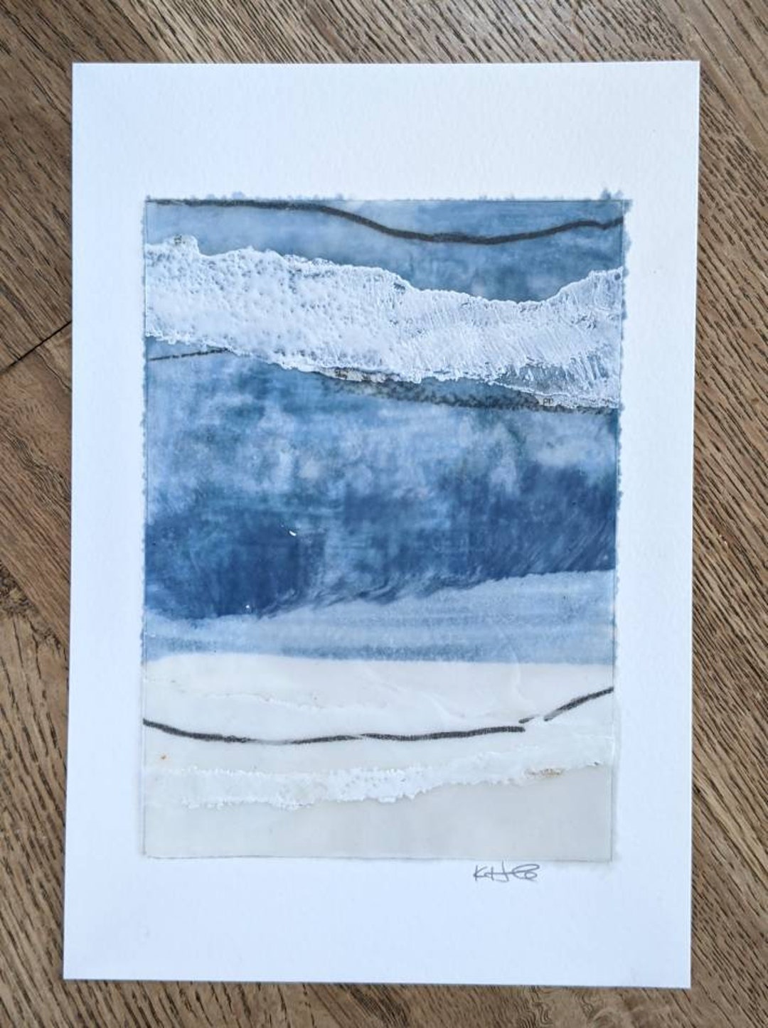 Encaustic Painting by Kim Cardoso- Fly - Etsy
