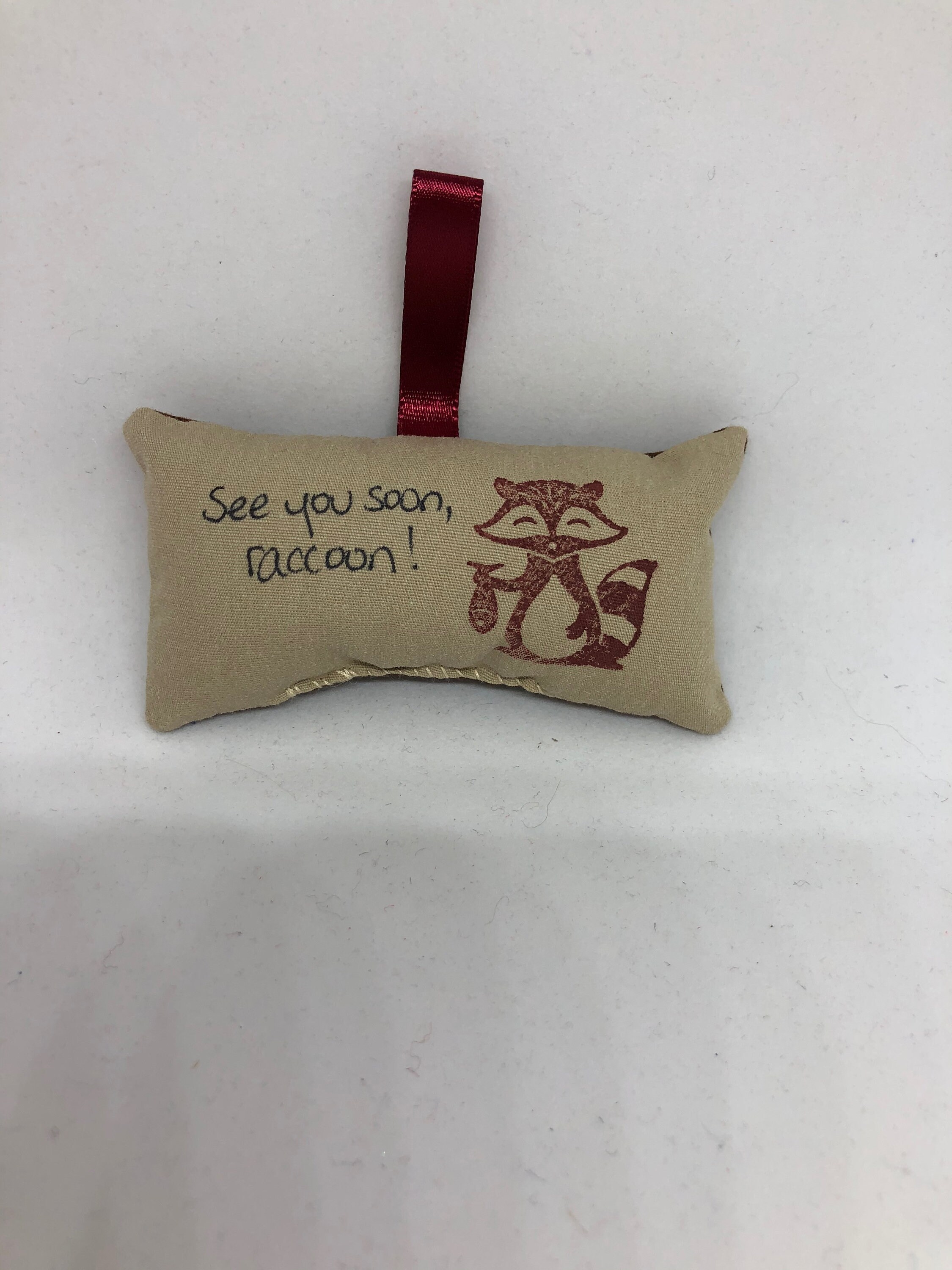 Raccoon See You Soon Raccoon Christmas Ornament | Etsy