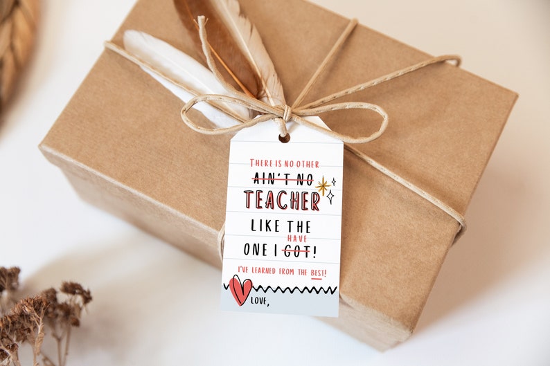 Printable Teacher Appreciation Gift Tags – Cute Thank You Tags for ...
