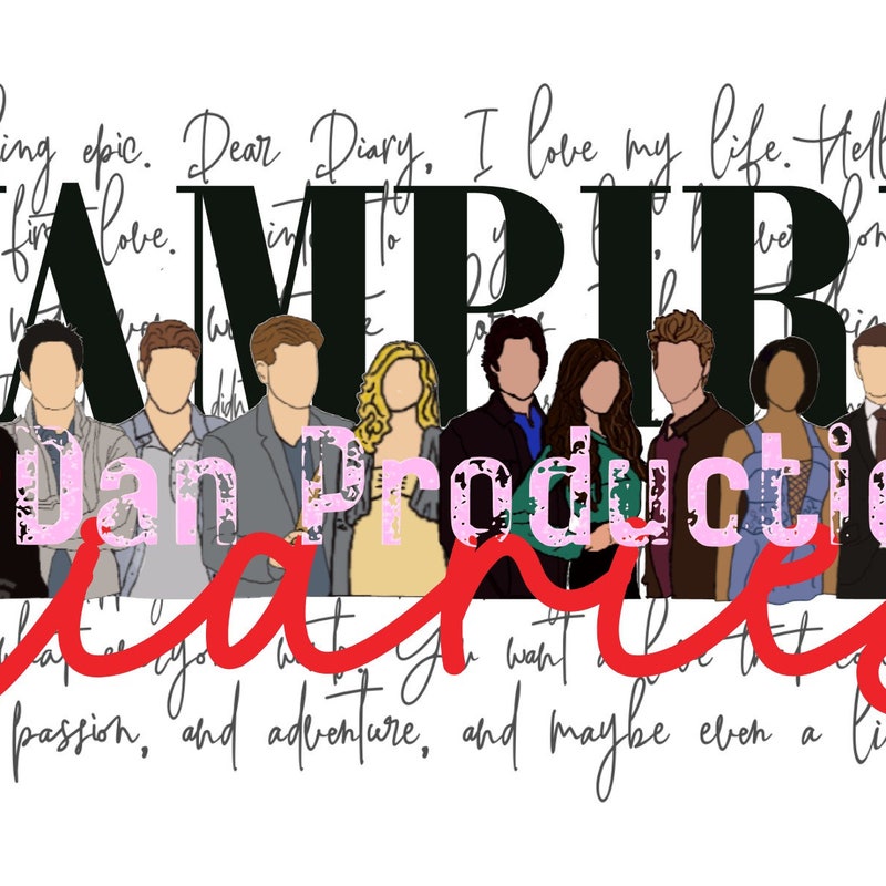 Vampire Diares Svg - Etsy