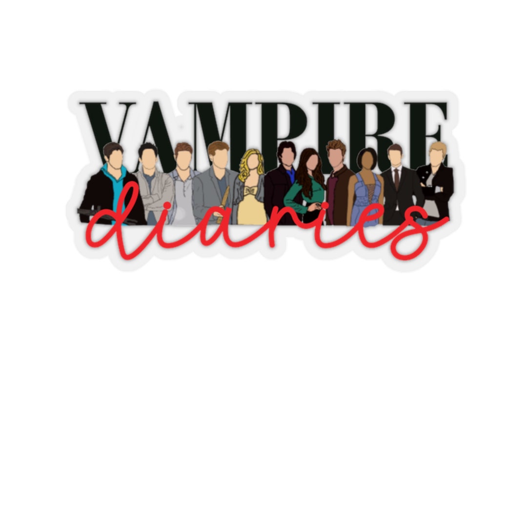 Vampire Diaries Kiss-cut Stickers - Etsy
