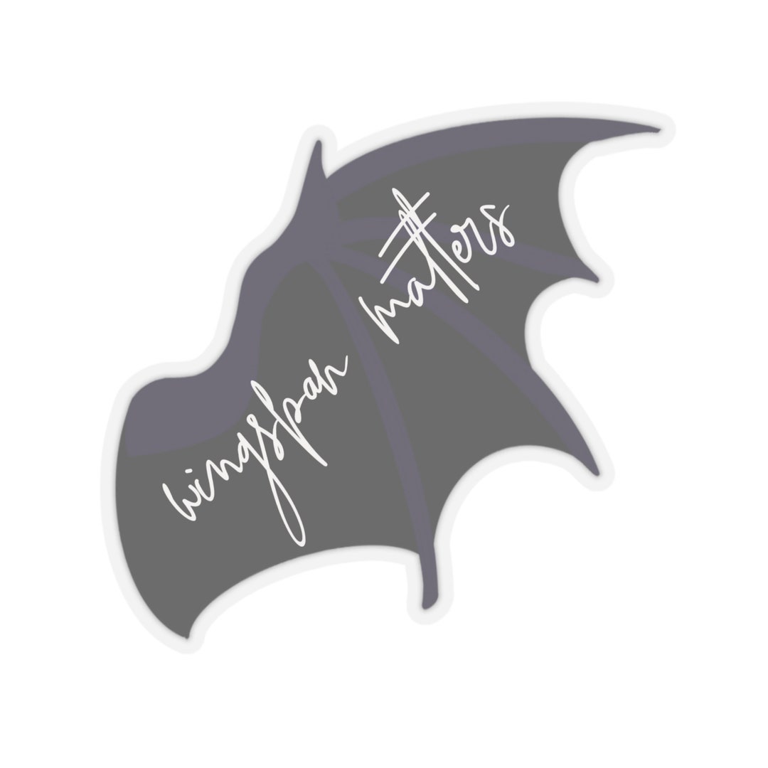 ACOTAR Wingspan Matters Bat Boys Large Font Kiss-cut Stickers - Etsy