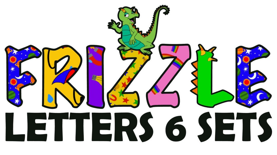 Mrs. Frizzle Sublimation Letters 6 Sets of Full Alphabet Plus Extras - Etsy