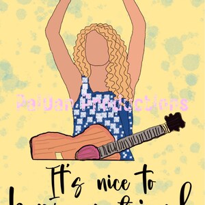 Taylor Swift Inspirational Lyric Poster Classroom Decor Digital File - Etsy