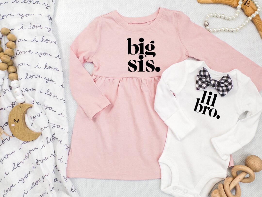 Matching Big Sister Little Brother Outfits/big Sister Dress/little ...