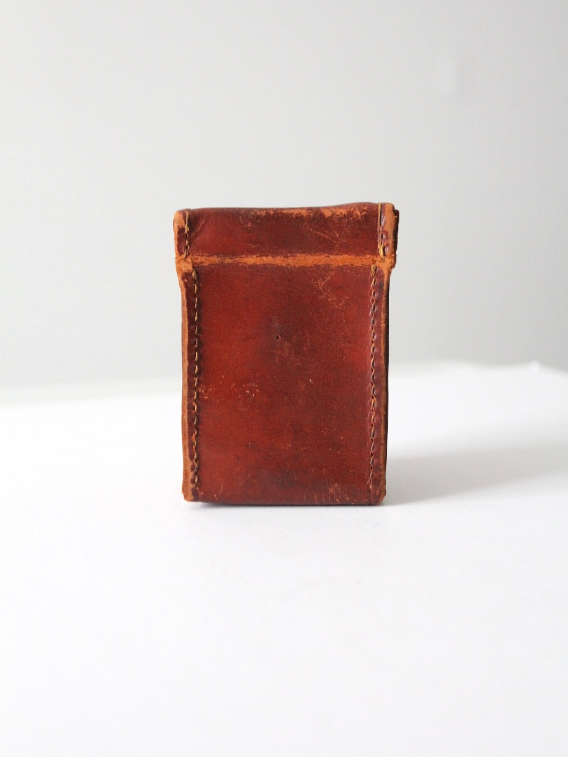 Vintage Leather Case, Belted Pouch Box - Etsy