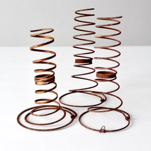 Vintage Metal Springs Set of 3 - Etsy