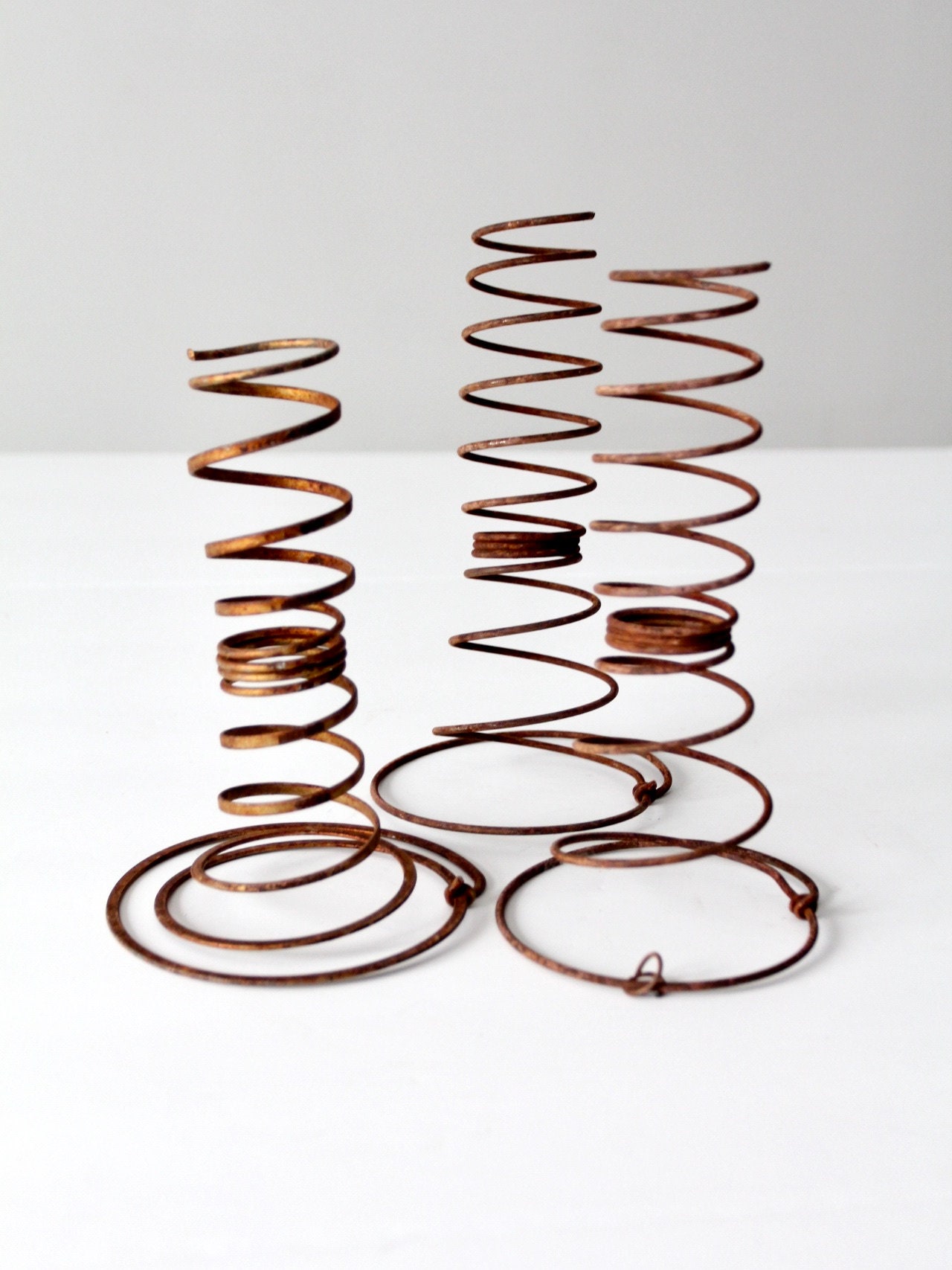 Vintage Metal Springs Set of 3 - Etsy
