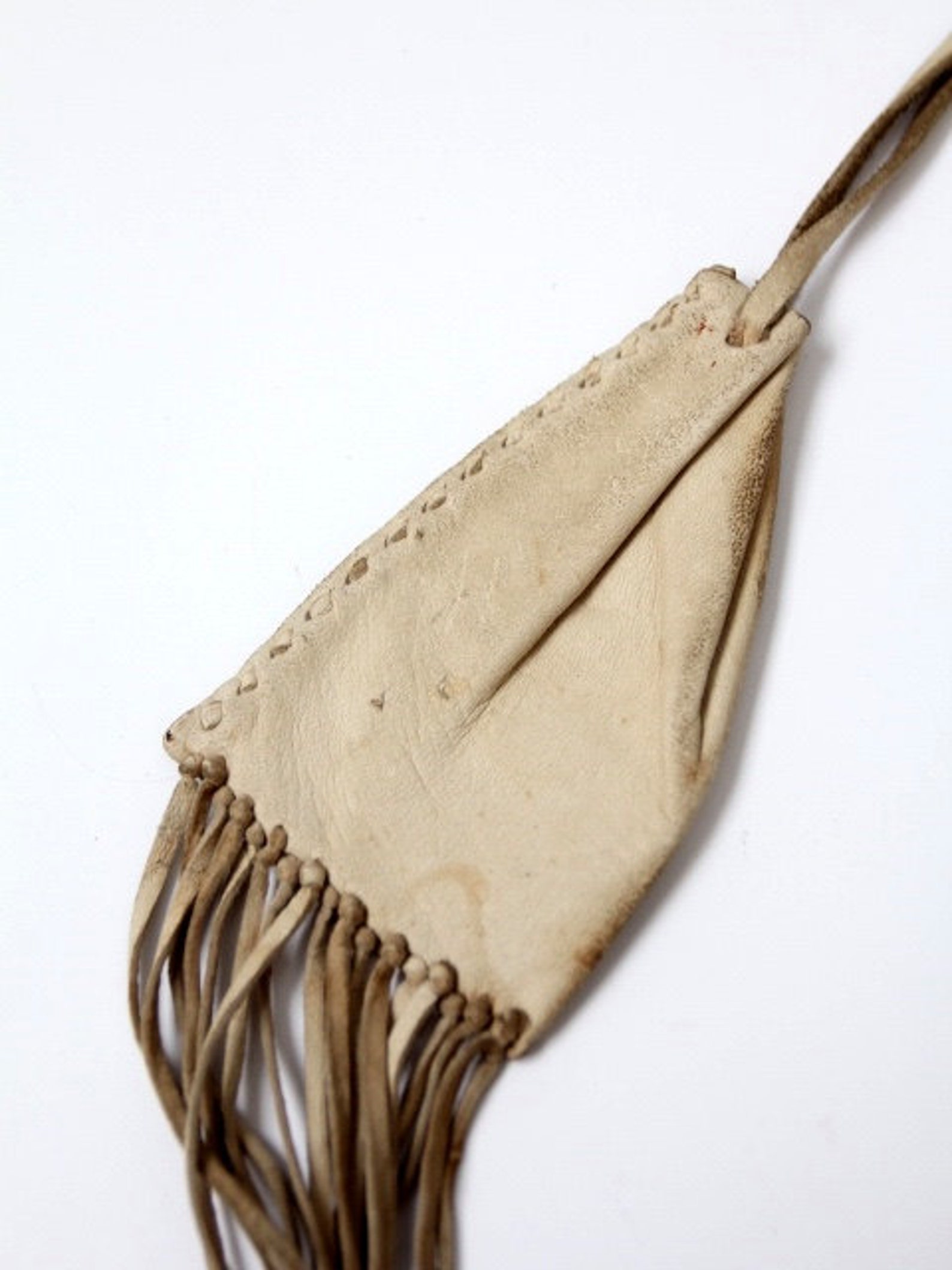 Vintage Buckskin Pouch - Etsy