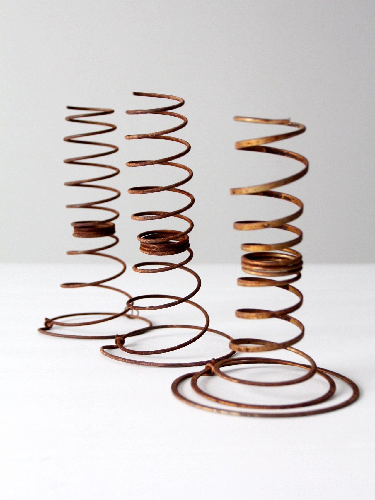 Vintage Metal Springs Set of 3 - Etsy