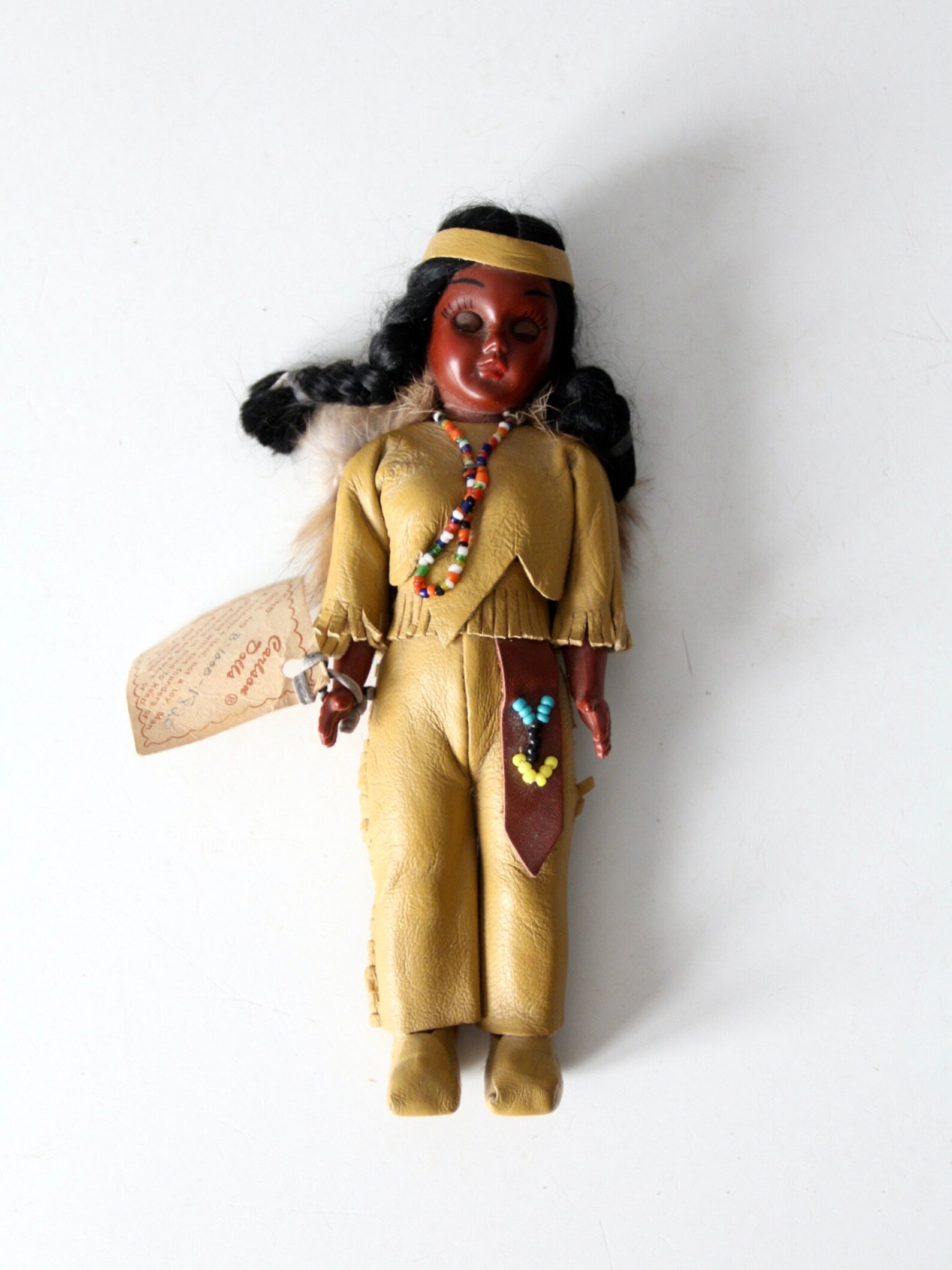 Vintage Carlson Doll - Blackfoot Chief Native American Indian Doll - Etsy