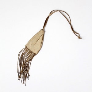 Vintage Buckskin Pouch - Etsy