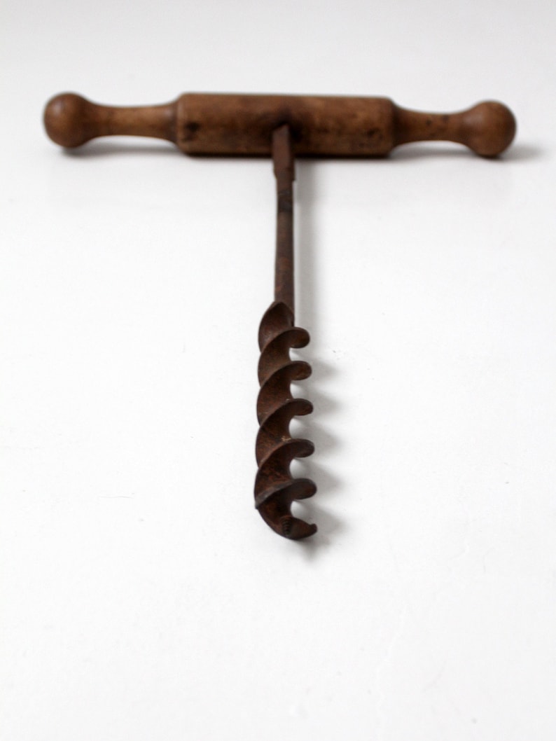 Antique Primitive T-handle Drill Auger - Etsy