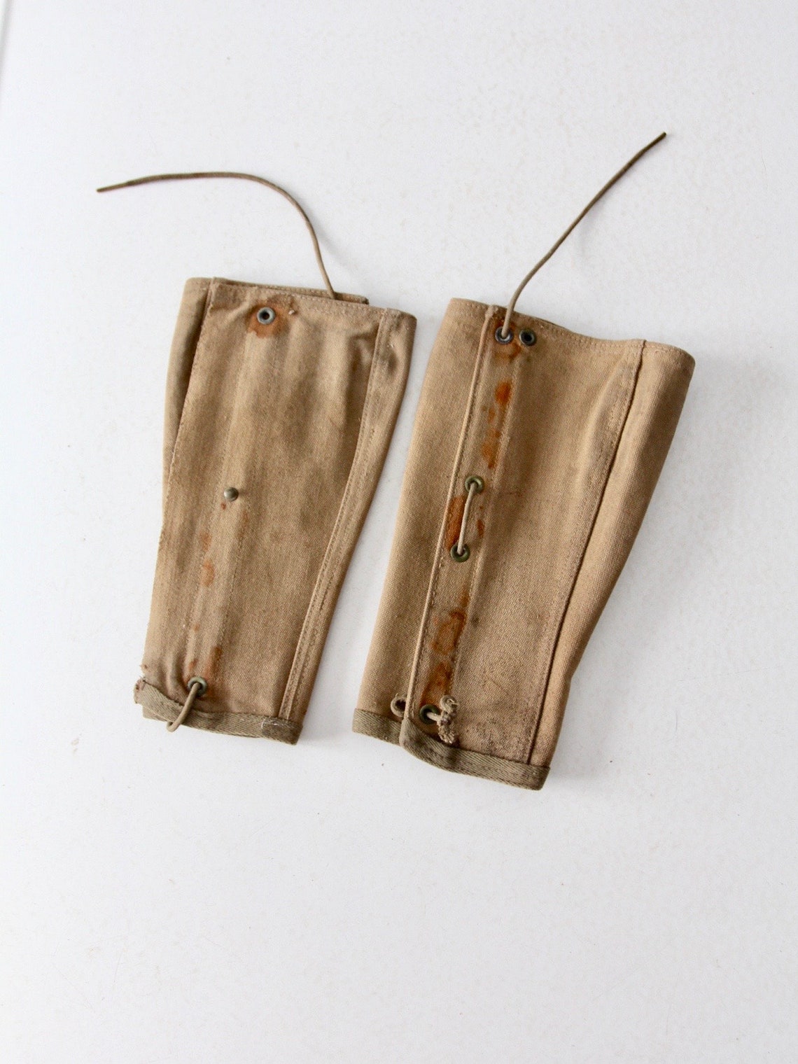 Vintage Canvas Military Spats - Etsy