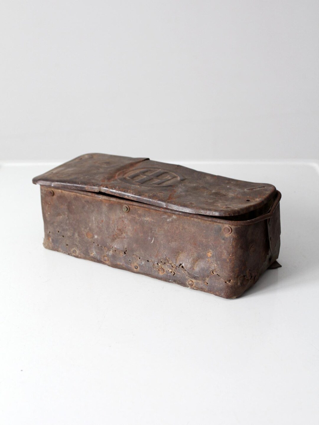 Rustic Handmade Vintage Metal Box - Etsy