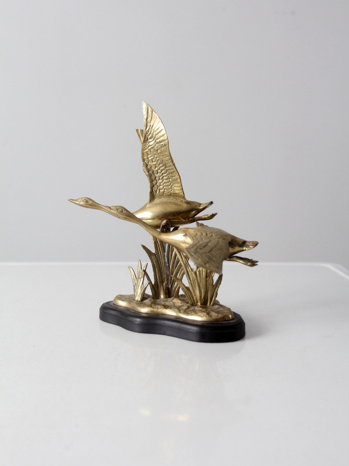 Vintage Flying Brass Birds Sculpture - Etsy