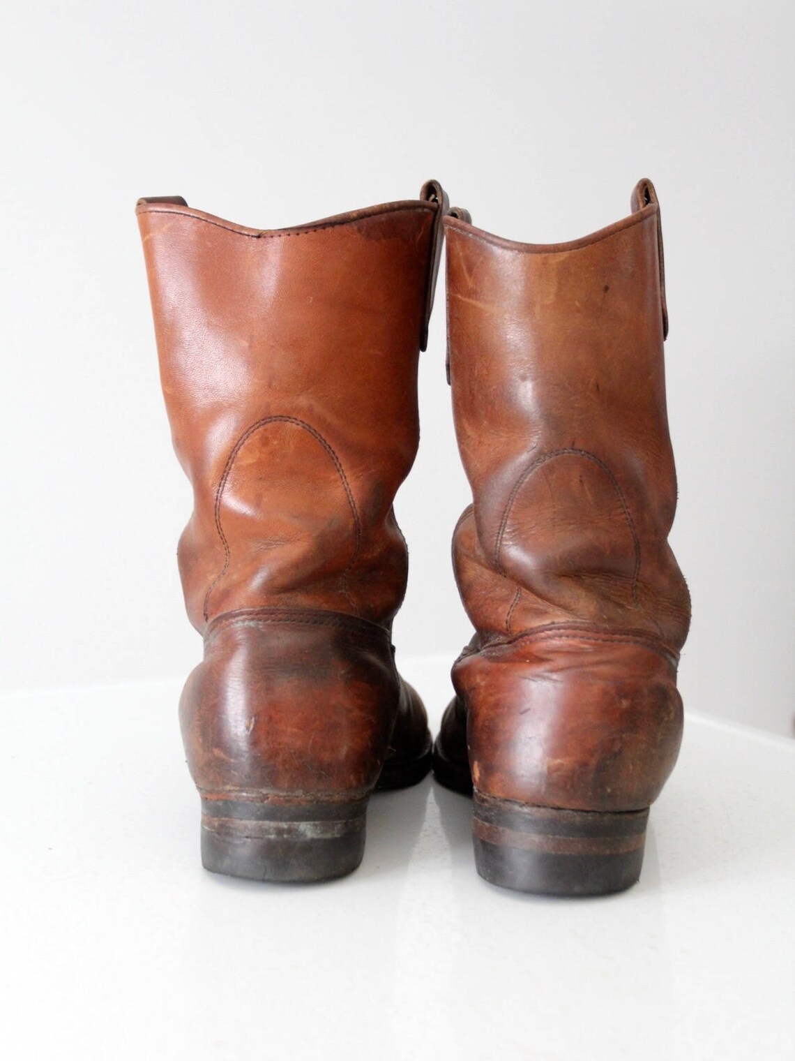 Vintage Red Wing Work Boots, Leather Work Boots - Etsy