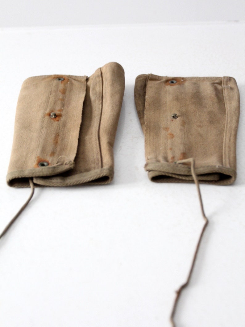 Vintage Canvas Military Spats - Etsy