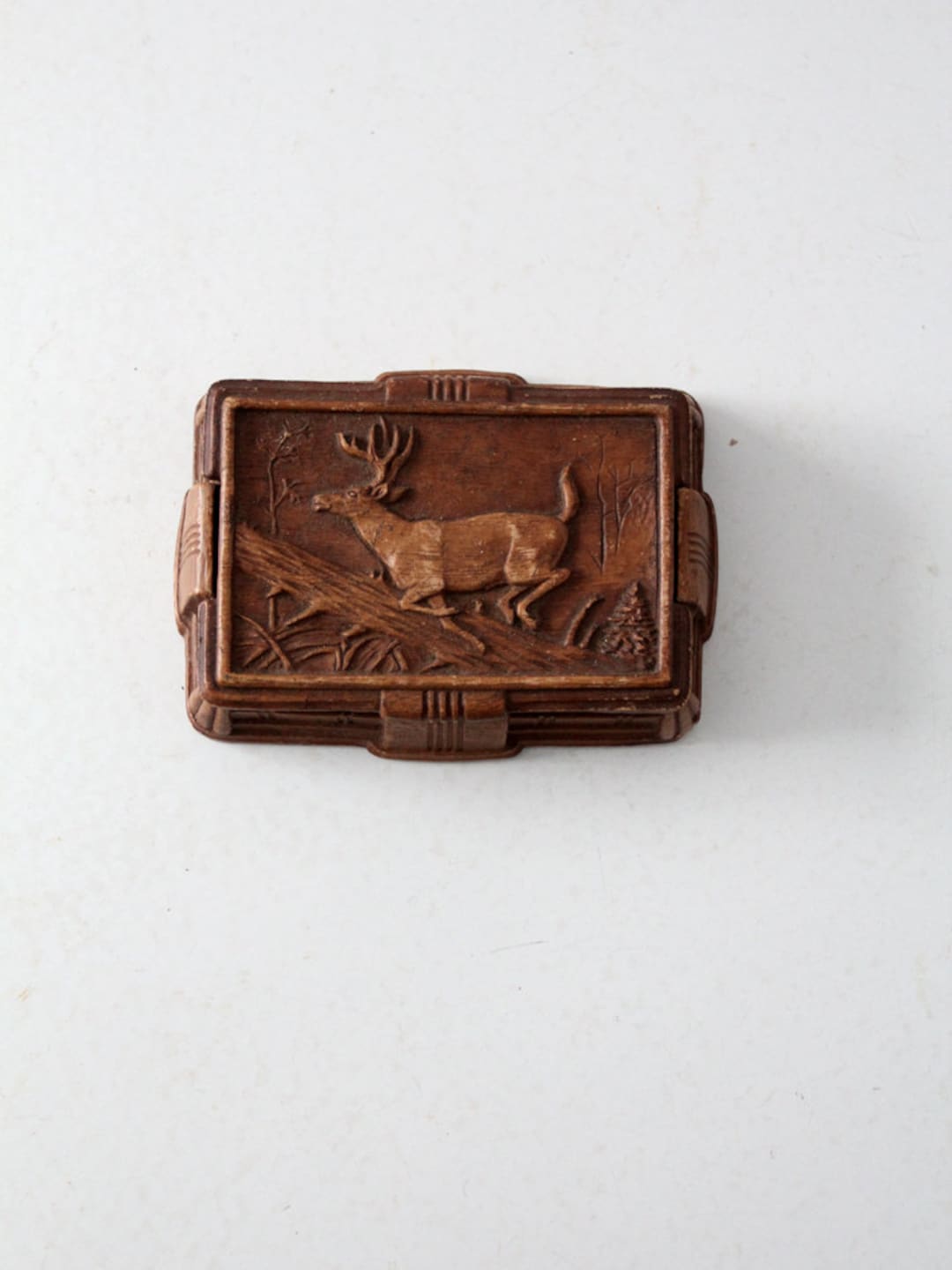 Vintage Syroco Style Cigarette Box - Etsy