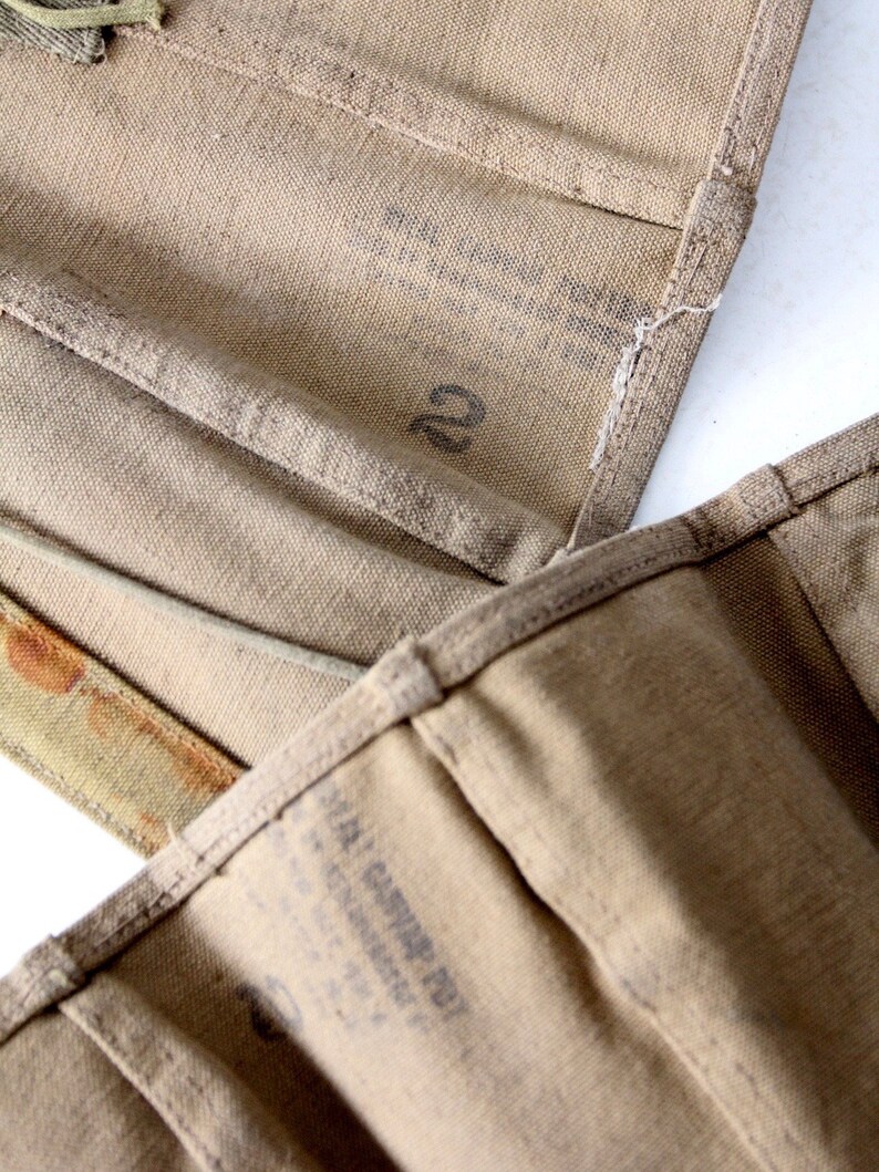 Vintage Canvas Military Spats - Etsy