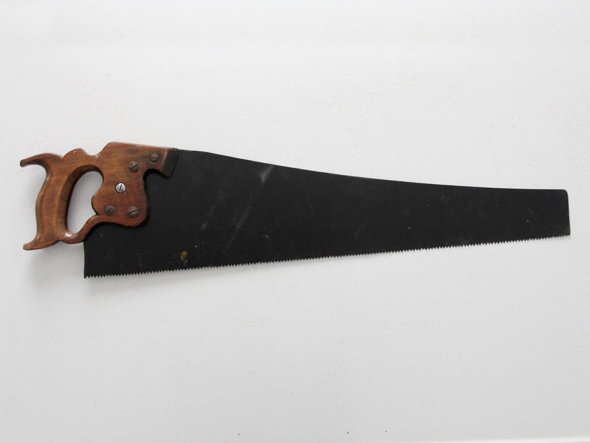 Vintage Folk Art Hand-painted Atkins Hand Saw - Etsy
