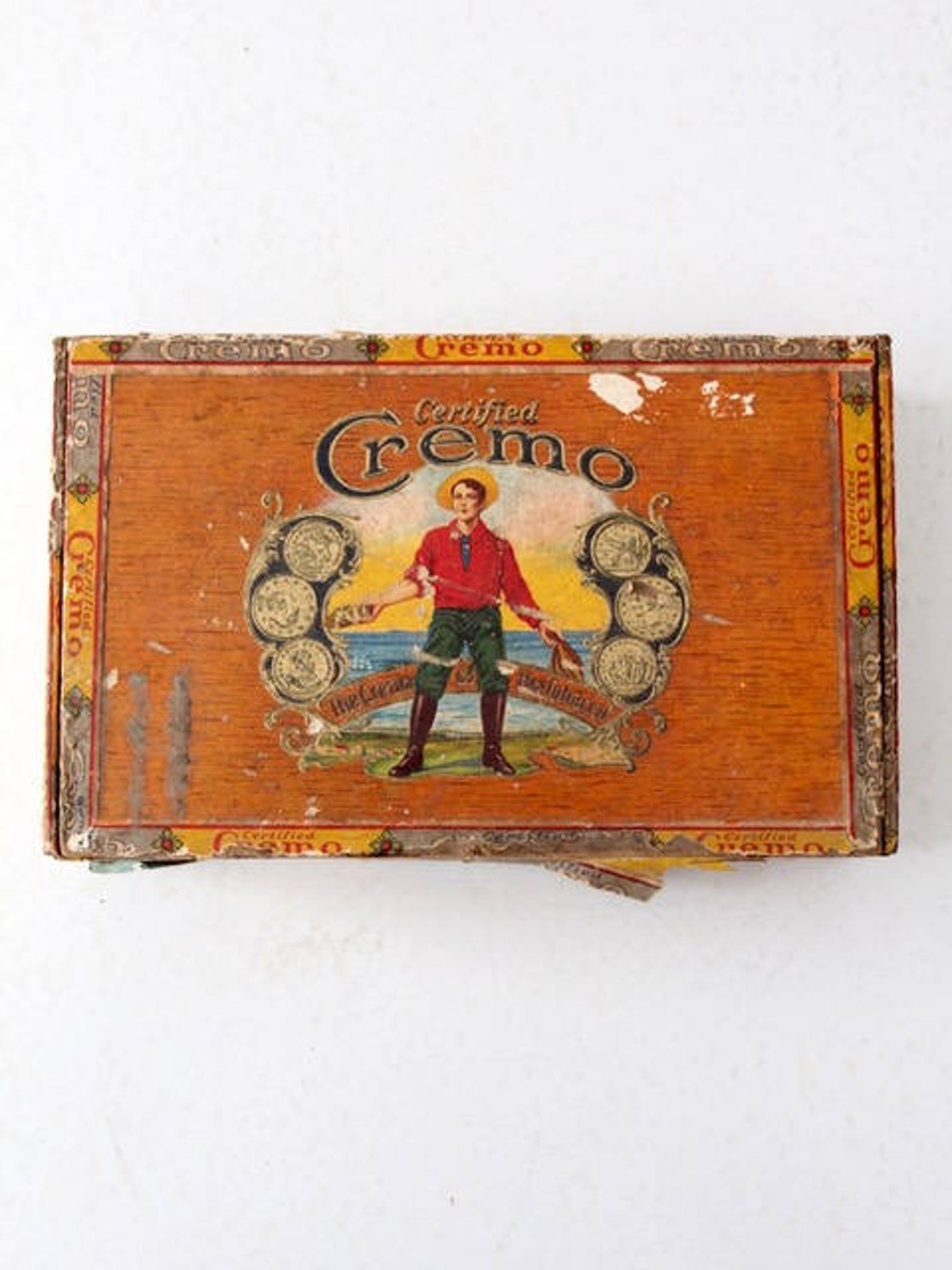 Vintage Cremo Wood Cigar Box - Etsy