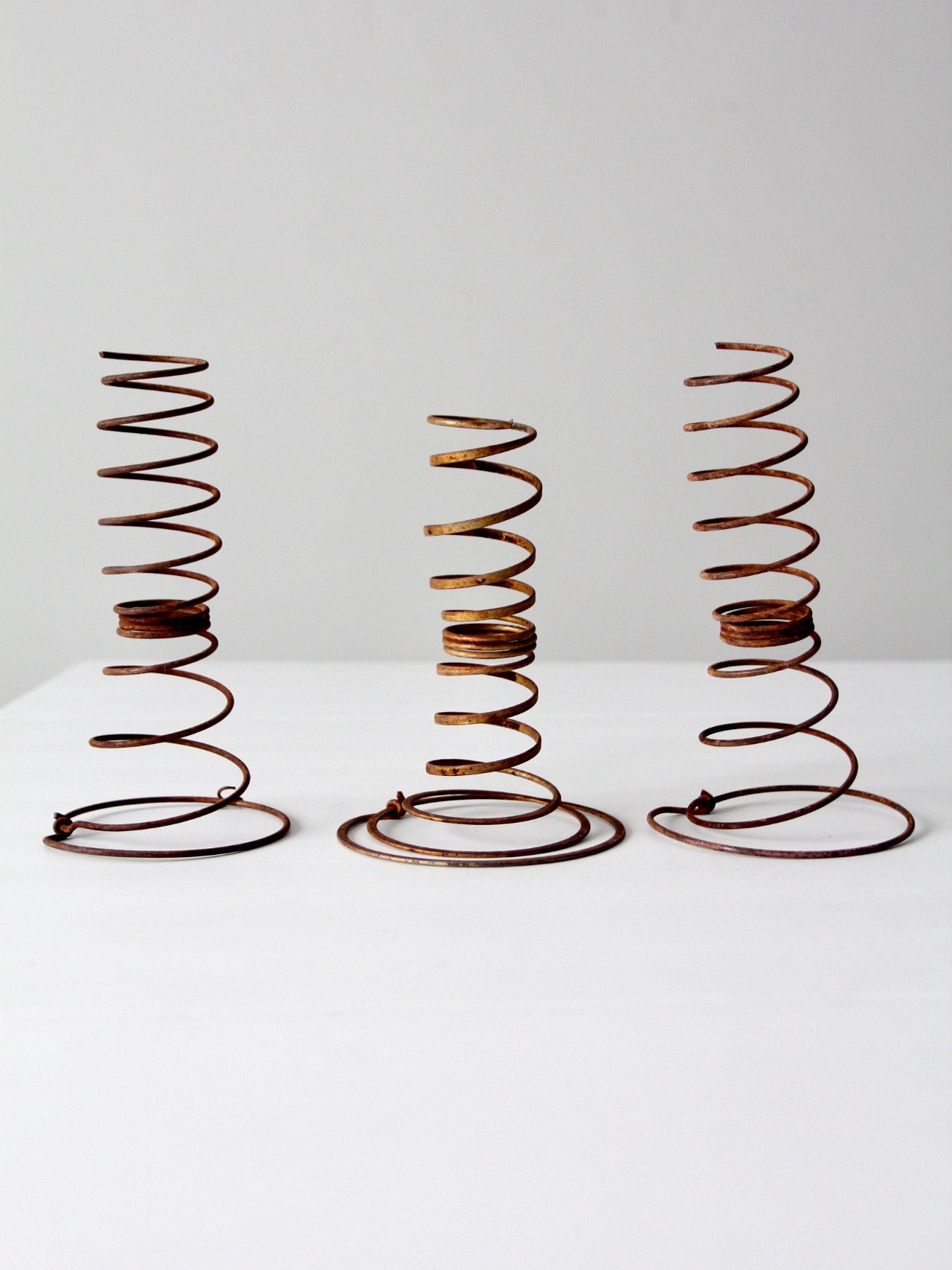 Vintage Metal Springs Set of 3 - Etsy