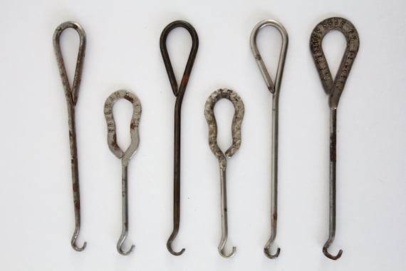 antique boot hooks, turn of the century boot hook co… - Gem