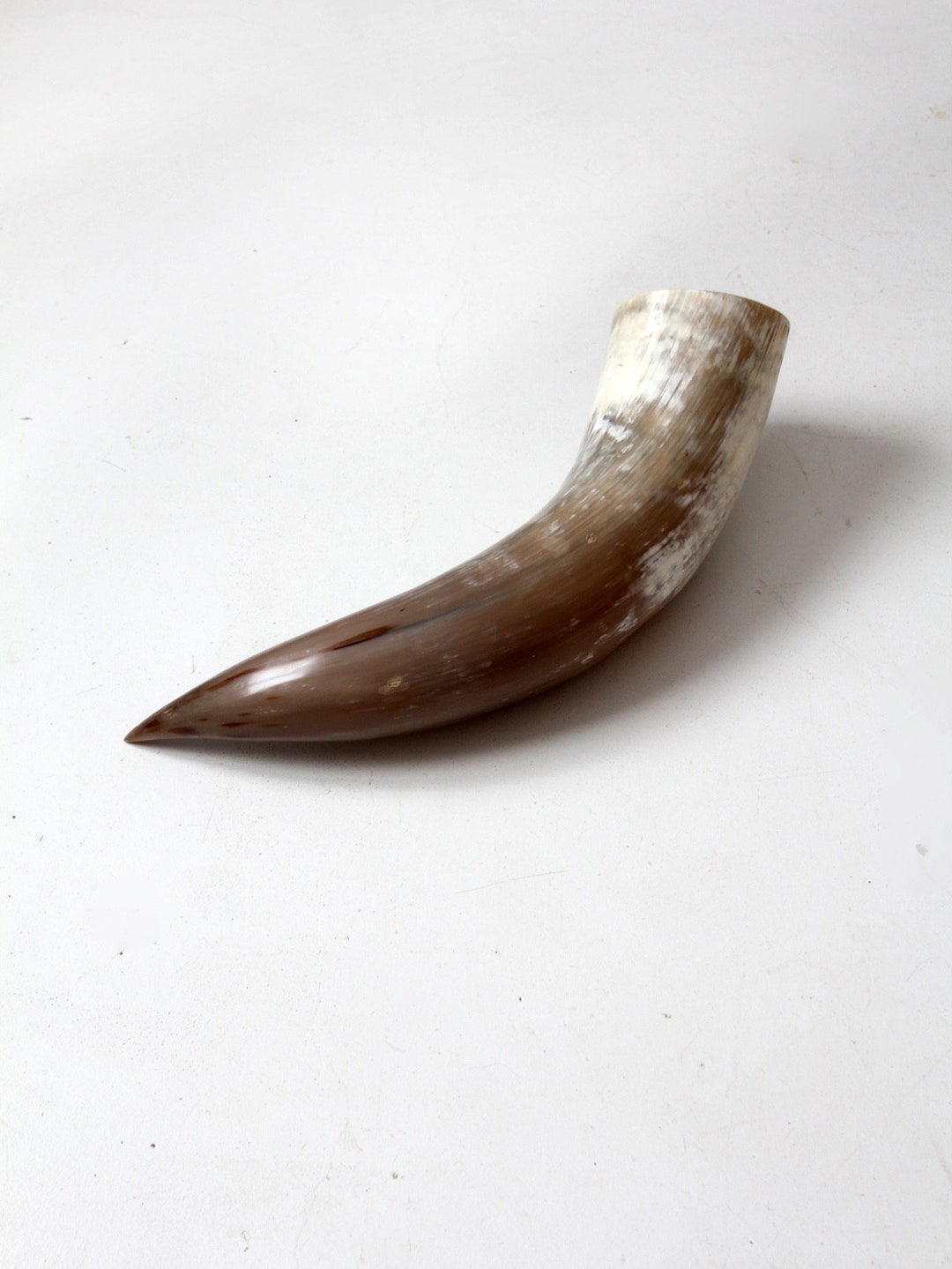 Vintage Large Polished Horn - Etsy