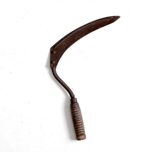Antique Primitive Sickle, Rustic Hand Tool - Etsy