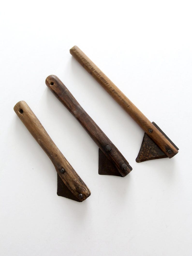 Antique Primitive Tools Set of 3 - Etsy