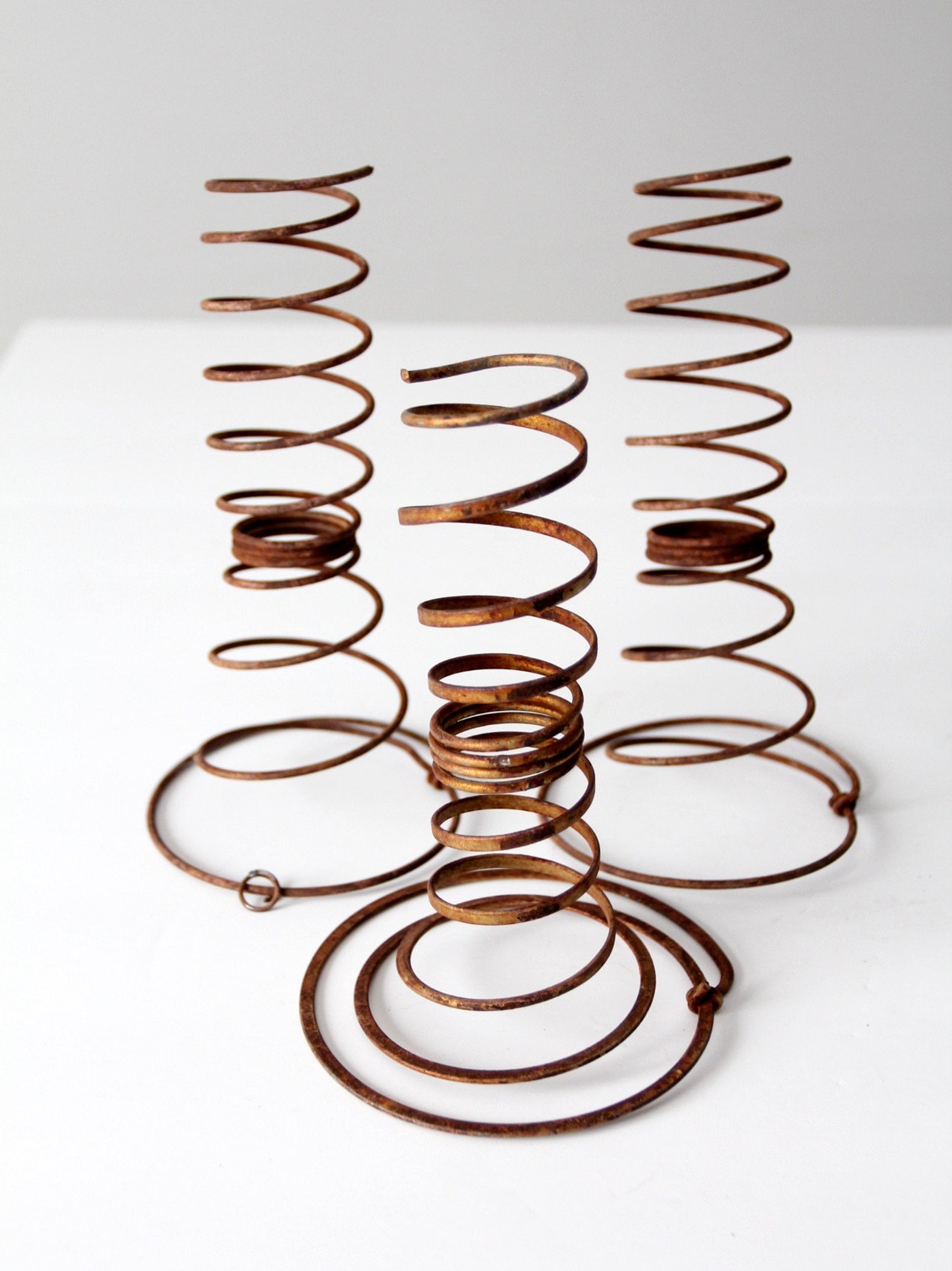 Vintage Metal Springs Set of 3 - Etsy