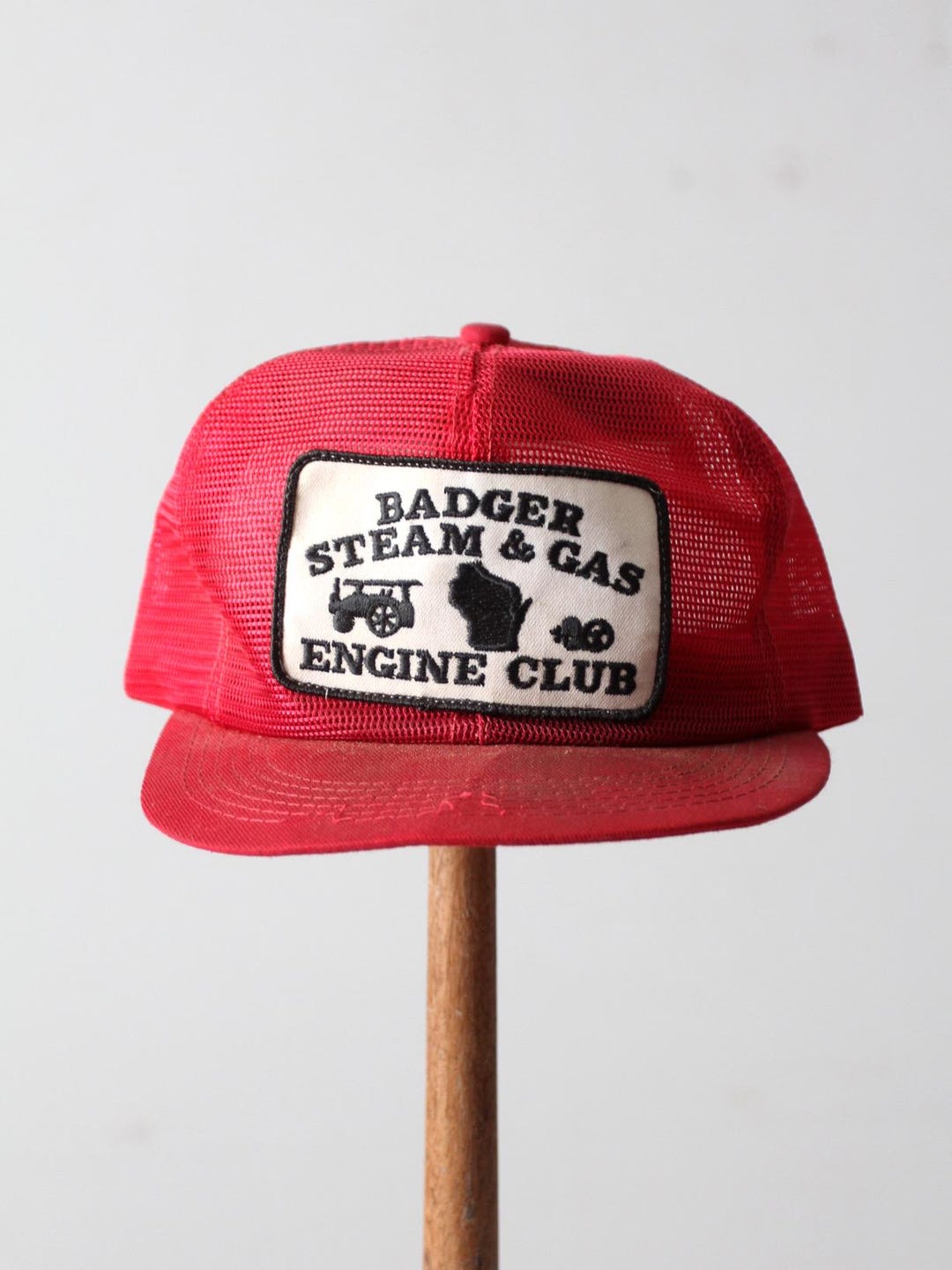 Vintage Red Trucker Hat - Etsy