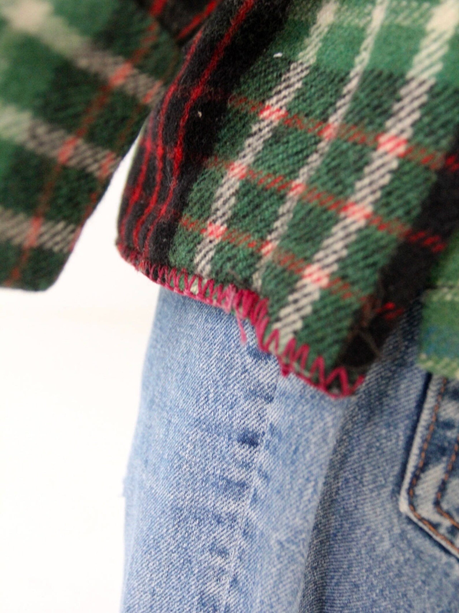 Vintage Men's Plaid Shirt, Wool Pullover - Etsy