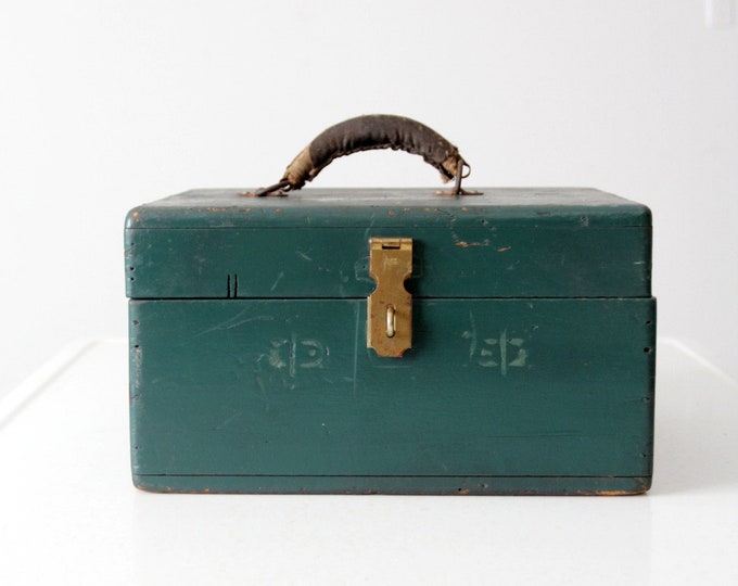 1950s Climax Toolbox - Painted - in Rustic Condition - Use for Decor or ...