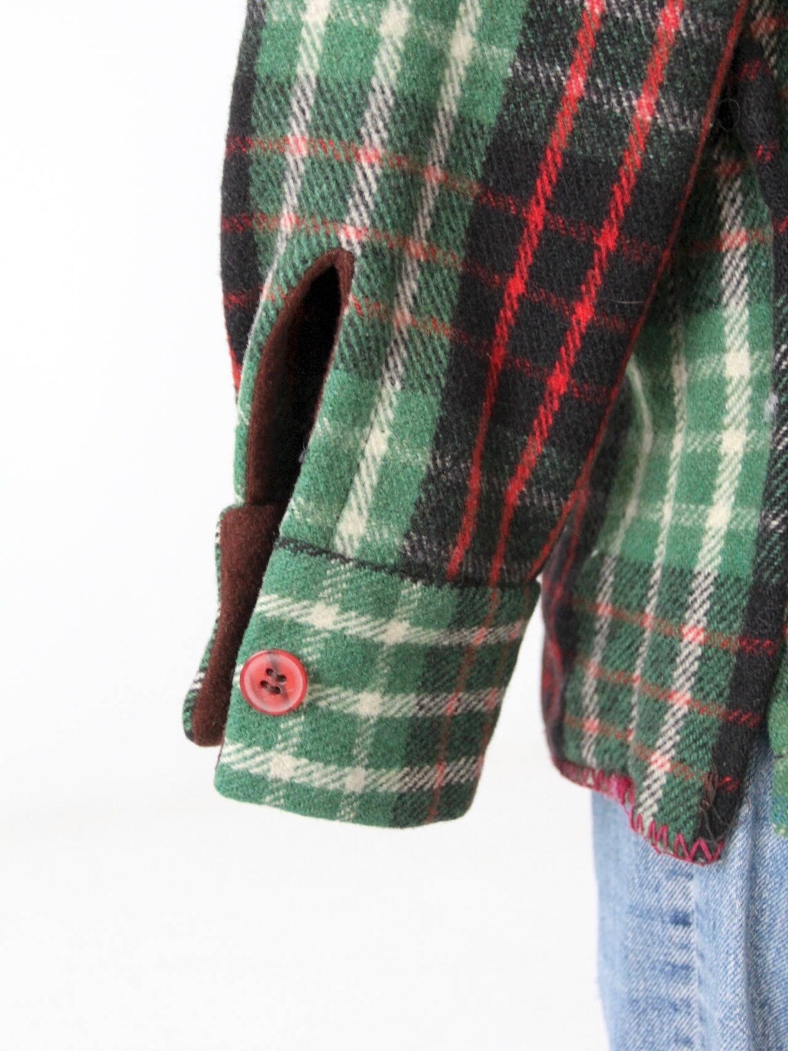 Vintage Men's Plaid Shirt Wool Pullover - Etsy