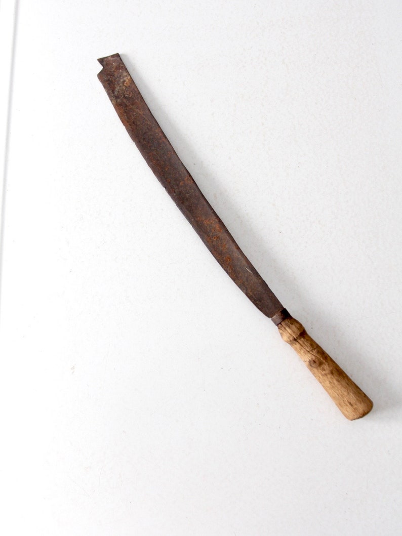 Antique Rustic Tool, Primitive Tool, Farm Blade - Etsy
