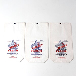 Vintage Liberty Flour Paper Mill Bag, 25 Lb Bag American Flour Bag - Etsy