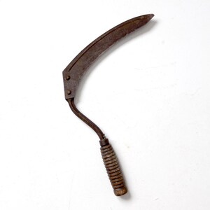 Antique Primitive Sickle, Rustic Hand Tool - Etsy
